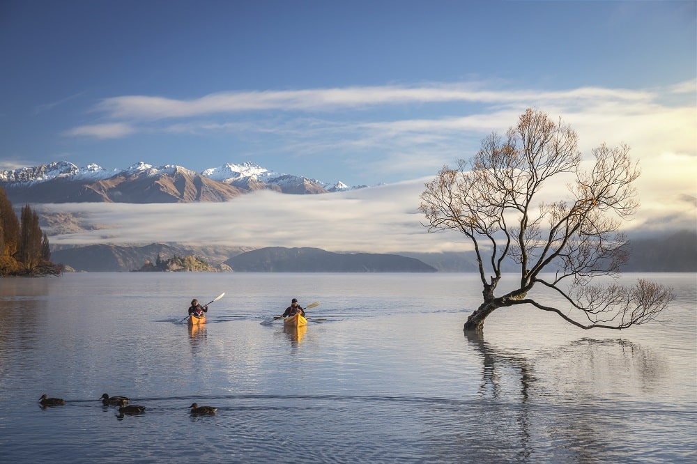 Self guided Lake Wanaka kayaking trip | Luxury Adventures